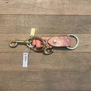 Coach | Accessories | Coach Pink Butterfly Trigger Keychain Fob Bag ...